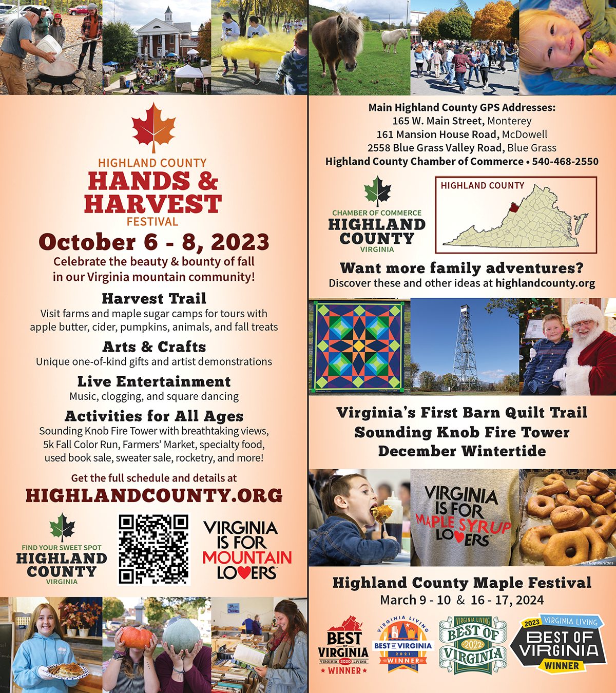 Hands & Harvest Festival - Highland County Chamber of Commerce