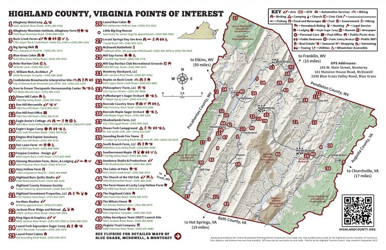 Directions & Maps - Highland County Chamber of Commerce