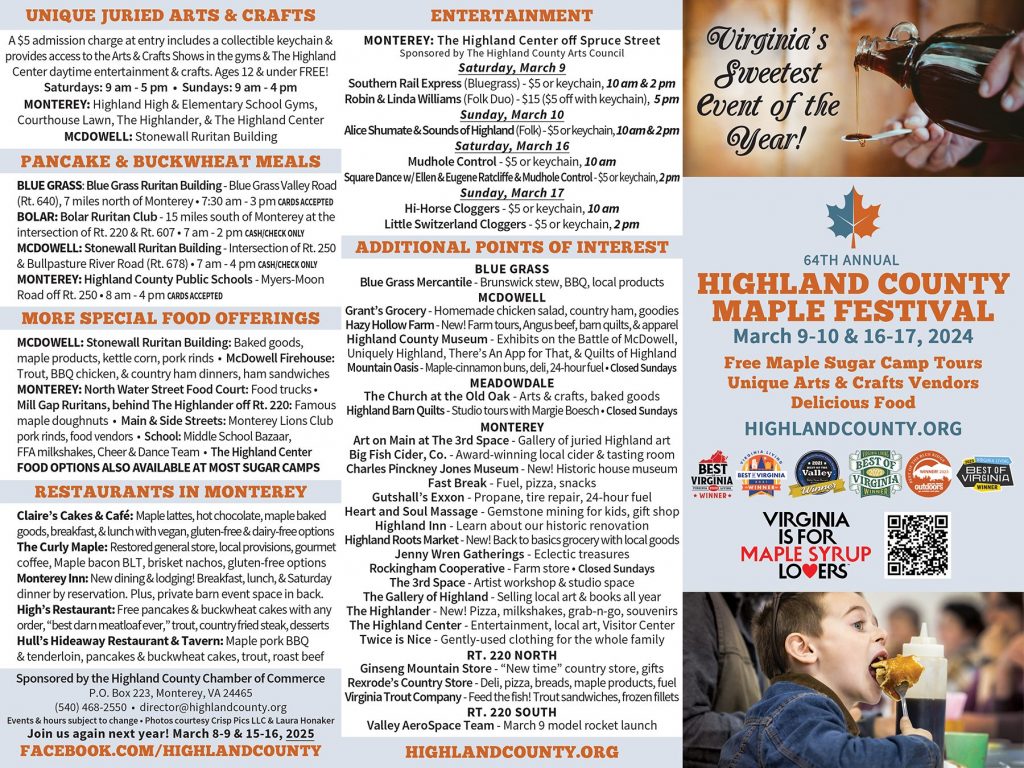 Maple Festival - Highland County Chamber of Commerce