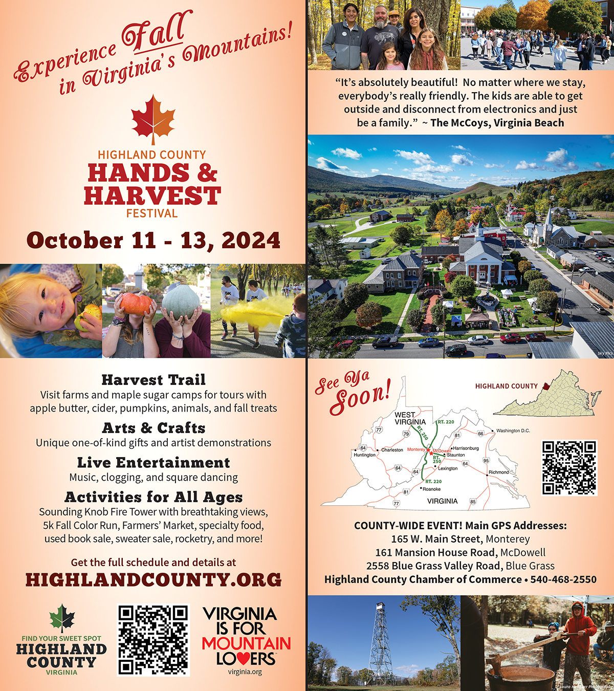 Hands & Harvest Festival - Highland County Chamber of Commerce