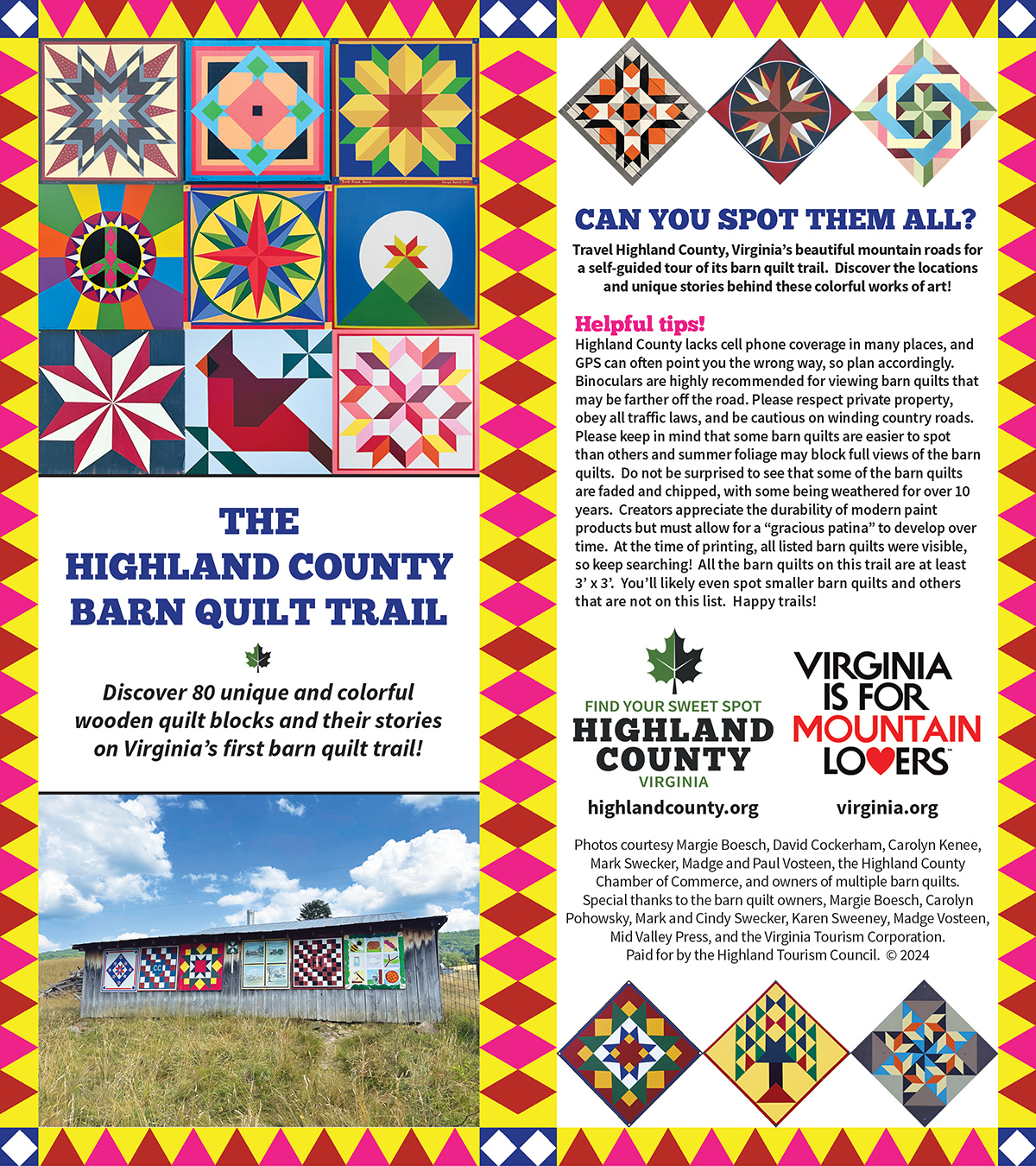 Barn Quilt Trail - Highland County Chamber of Commerce