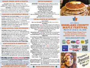 Maple Festival - Highland County Chamber of Commerce