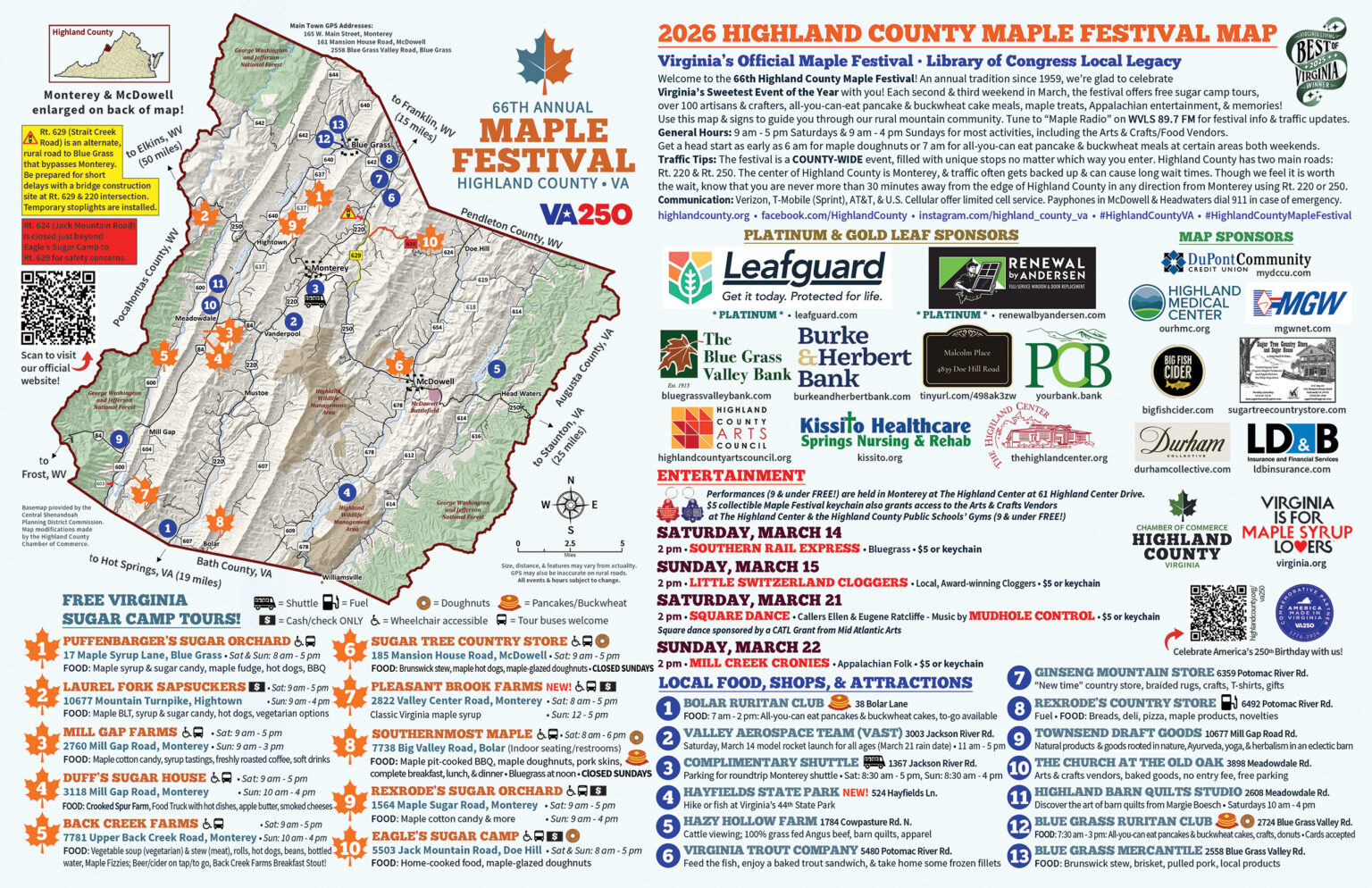 Maple Festival - Highland County Chamber of Commerce